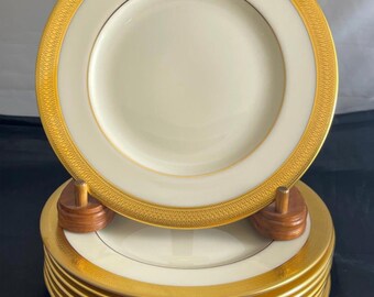 Lenox Westchester Tea Cups With Saucer Gold Backstamp Bone China ...