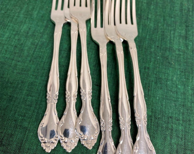 Service for 12 Oneida Community Affection 59 Piece Silverplate Flatware ...