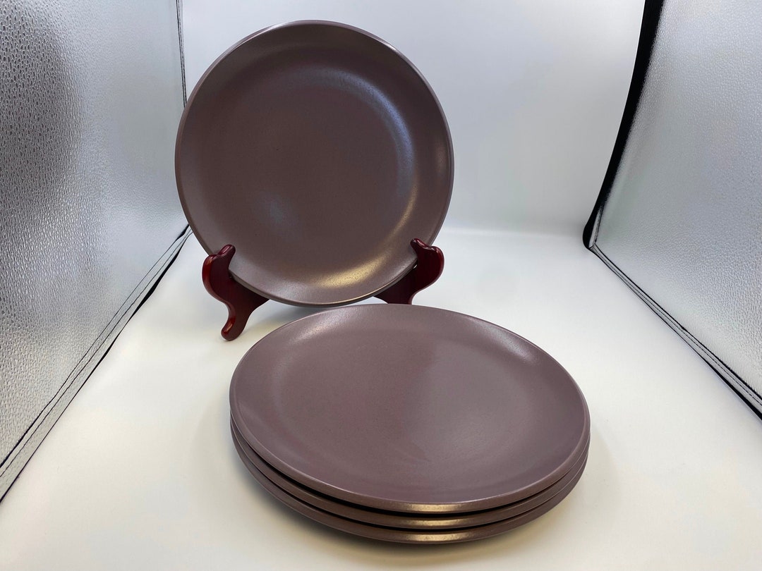 Calvin Klein Khaki Collection CARGO PLUM Dinner Plates Set of 4 - Etsy