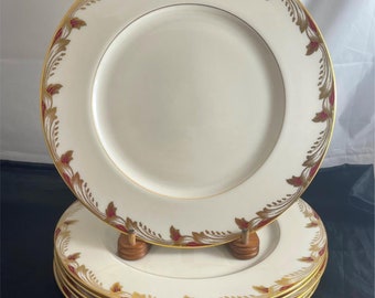 Lenox Maroon Plates - Etsy