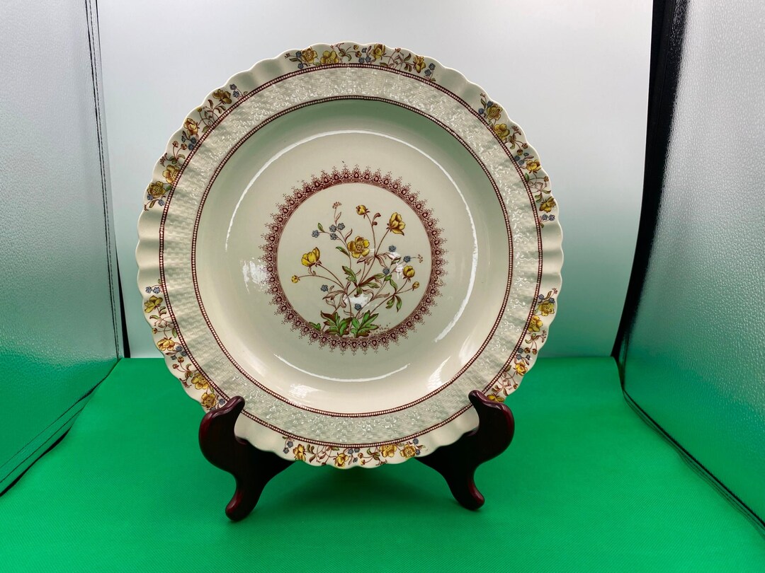 Copeland Spode BUTTERCUP Old Mark Round Serving Platter 13 Made in ...