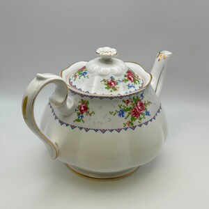 Royal Albert Bone China PETIT POINT Teapot With Lid - Etsy