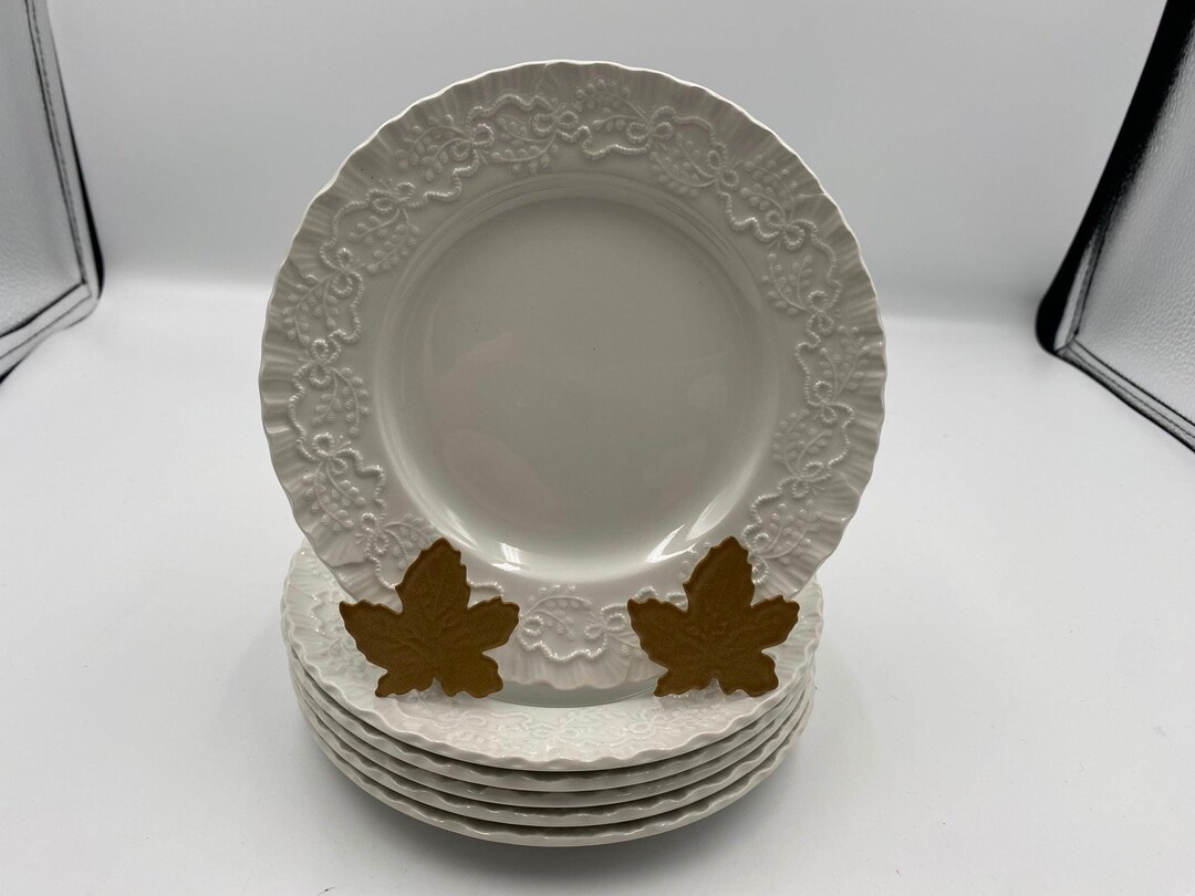 Set of 6 Ralph Lauren / Wedgwood CLAIRE Bread / Appetizer Plates - Etsy