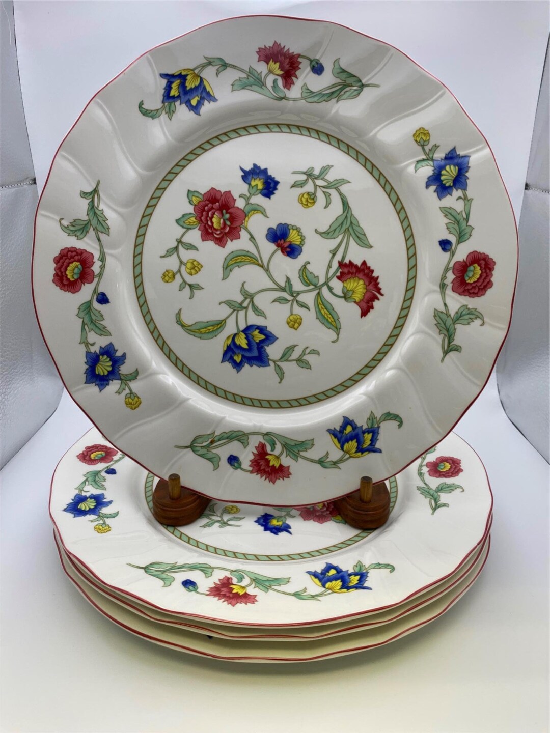 Set of 4 Villeroy & Boch PERSIA Dinner Plates Germany discontinued ...
