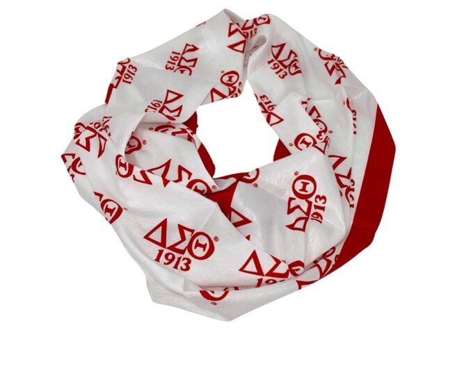 Delta Sigma Theta Scarf•dst Logo - Etsy