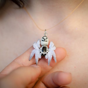 Cute Spider Pendant, Jumping Spider Brooch, Realistic Figurine ...