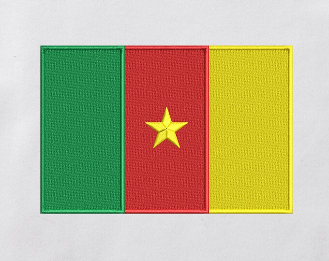 Cameroon Flag Embroidery Design - Etsy