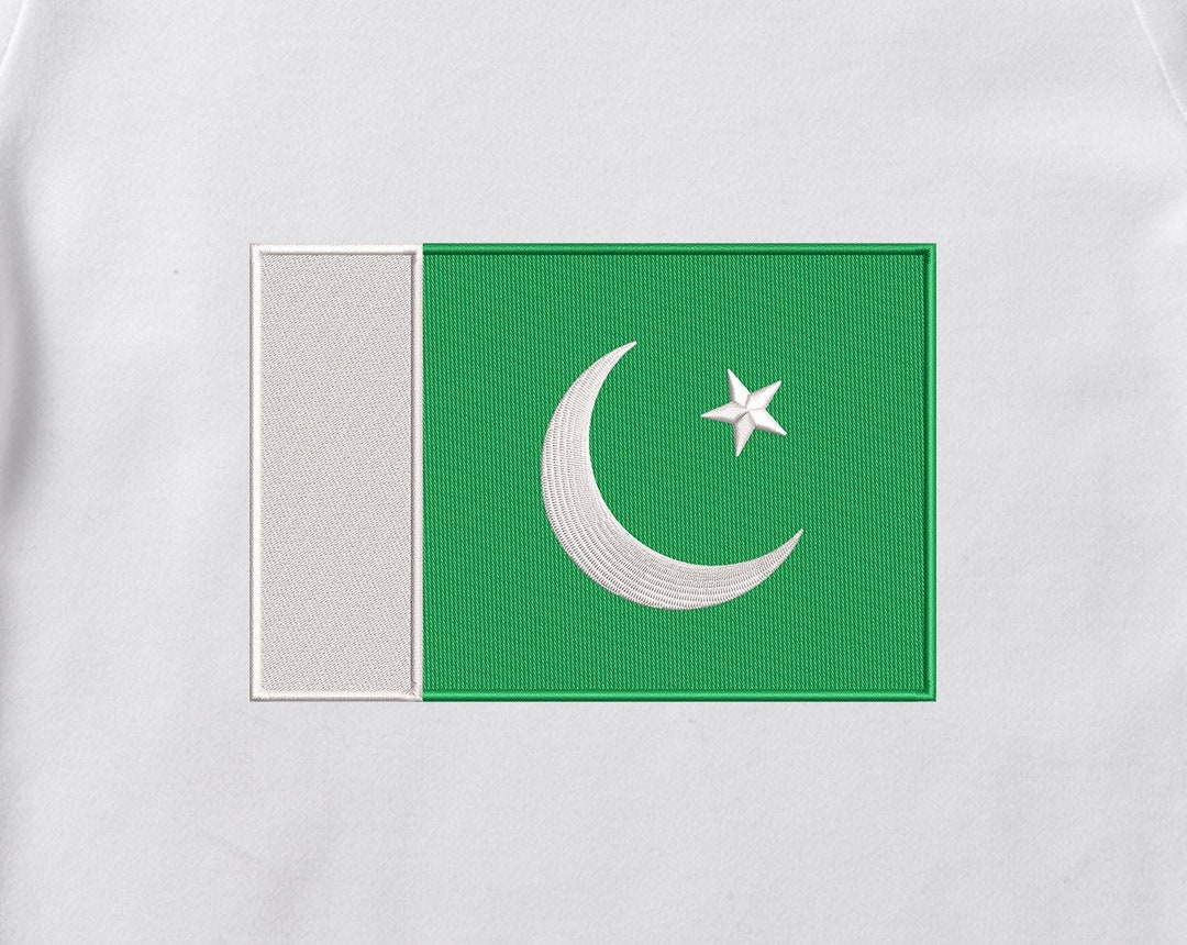 Pakistan Flag Embroidery Design - Etsy