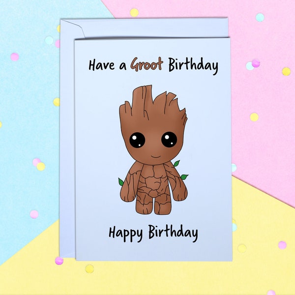 Groot Card - Etsy