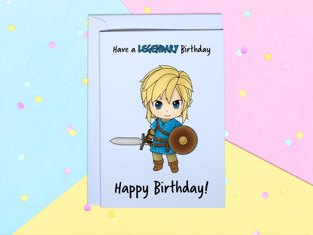 Have A Legendary Birthday Greeting Card With White Envelope - Etsy