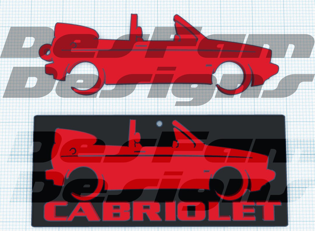 Volkswagen VW Cabriolet (cabby) Design 1988 - 1993 STL 3D Printing - Etsy
