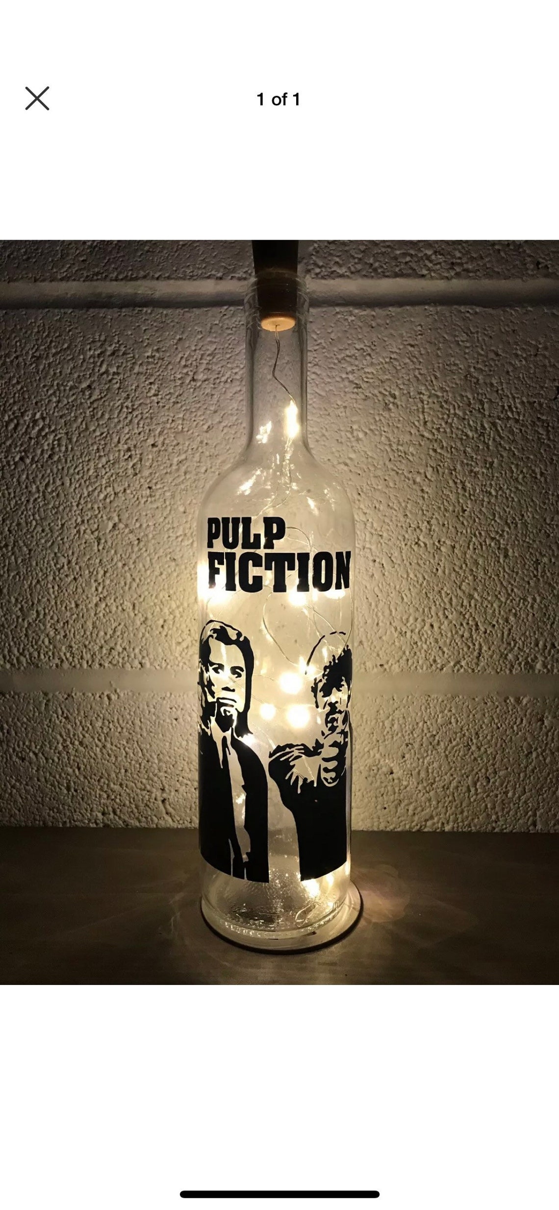 Pulp Fiction Inspired Bottle Light Gift Unique - Etsy