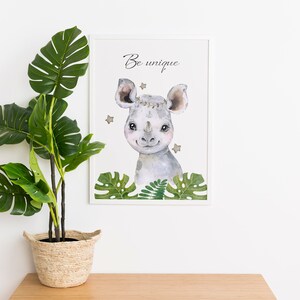 Animal Nursery Prints Printable, Set of 6 Printable Baby Animal Posters ...