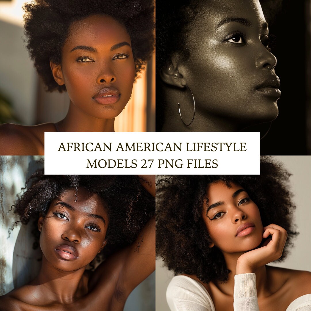 African American Model | Lifestyle Stock Model | Lifestyle Model | Mock ...