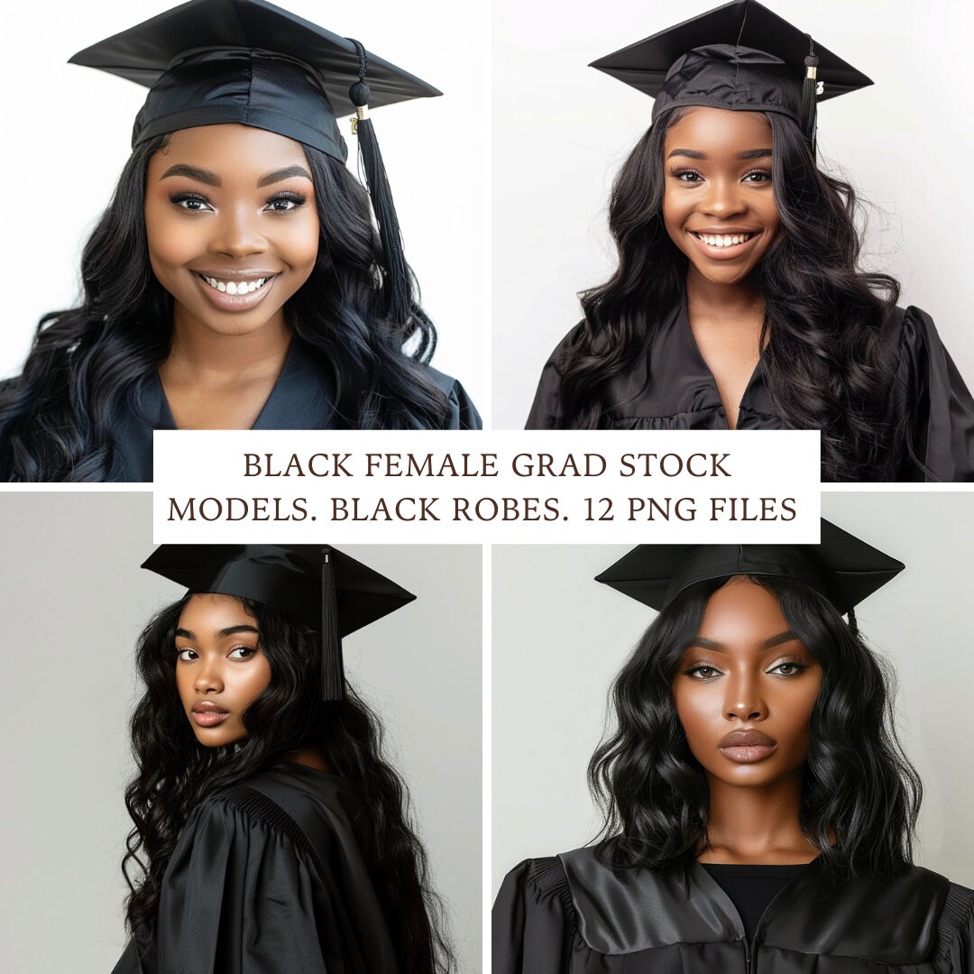 African American Model | Graduate Stock Model | Grad Models | Mock Ups ...