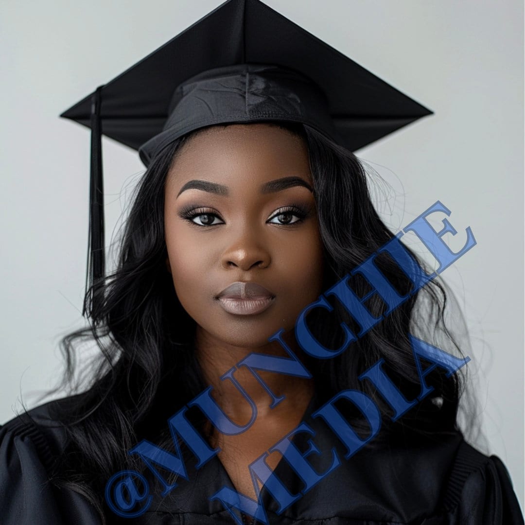 African American Model | Graduate Stock Model | Grad Models | Mock Ups ...