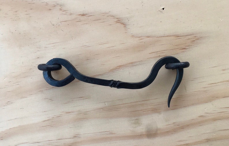 Hand Forged Rustic Farmhouse Latch Hook Steel Gate Latch - Etsy