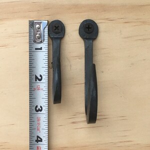 Hand Forged Wall Hook,handmade Shaker Style J Hook, Veteran Made, Made ...