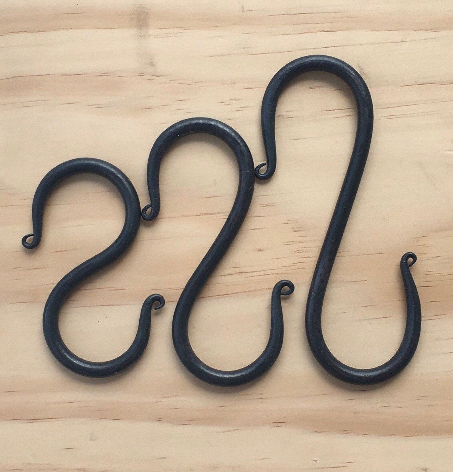 Hand Forged S Hooks, Veteran Made, Made in the USA - Etsy