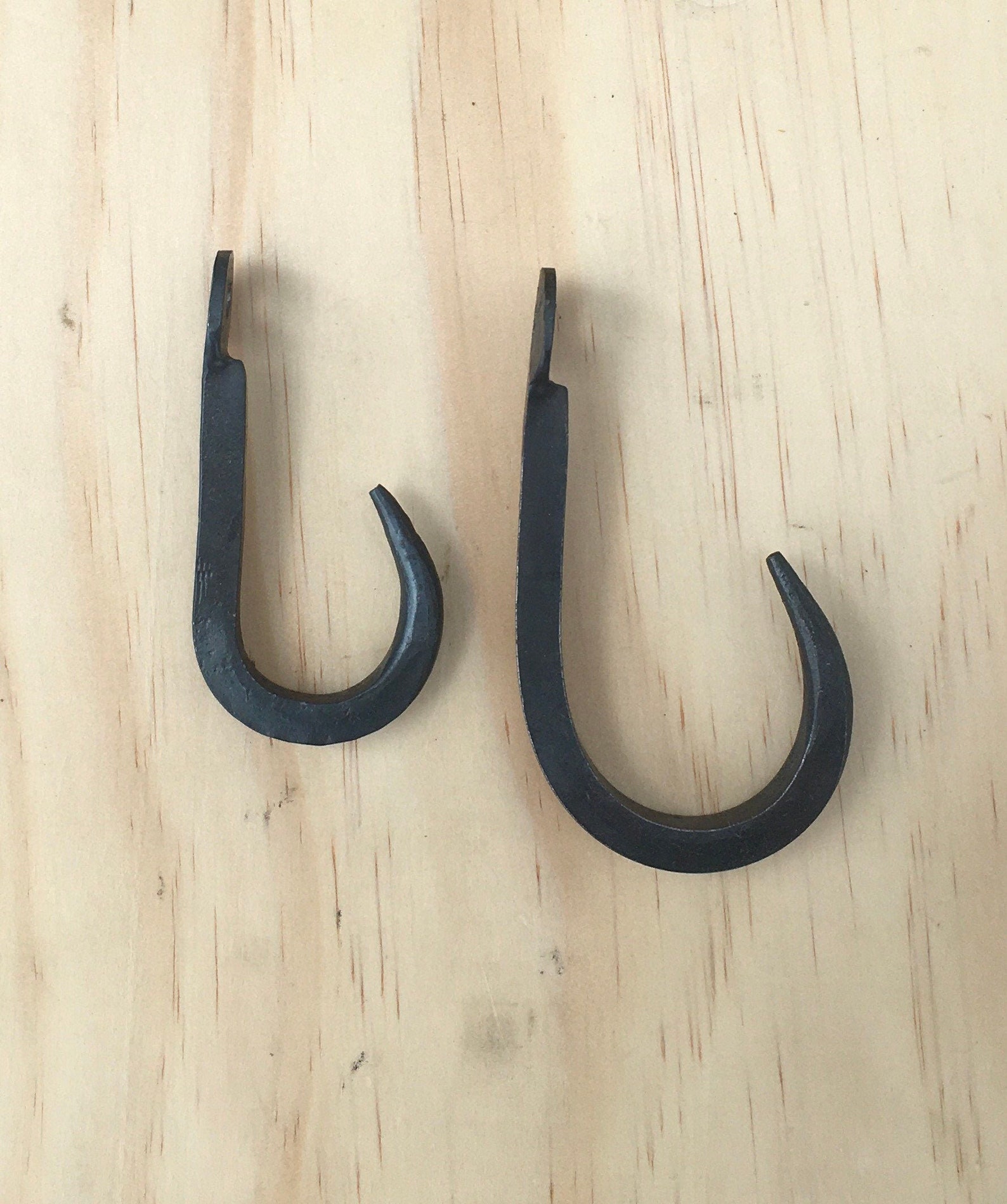 Hand Forged Wall Hookhandmade Shaker Style J Hook Veteran - Etsy