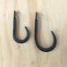 Hand Forged Wall Hook,handmade Shaker Style J Hook, Veteran Made, Made ...