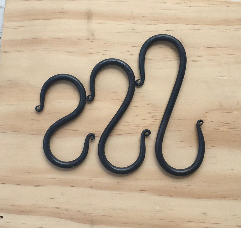 Hand Forged S Hooks, Veteran Made, Made in the USA - Etsy