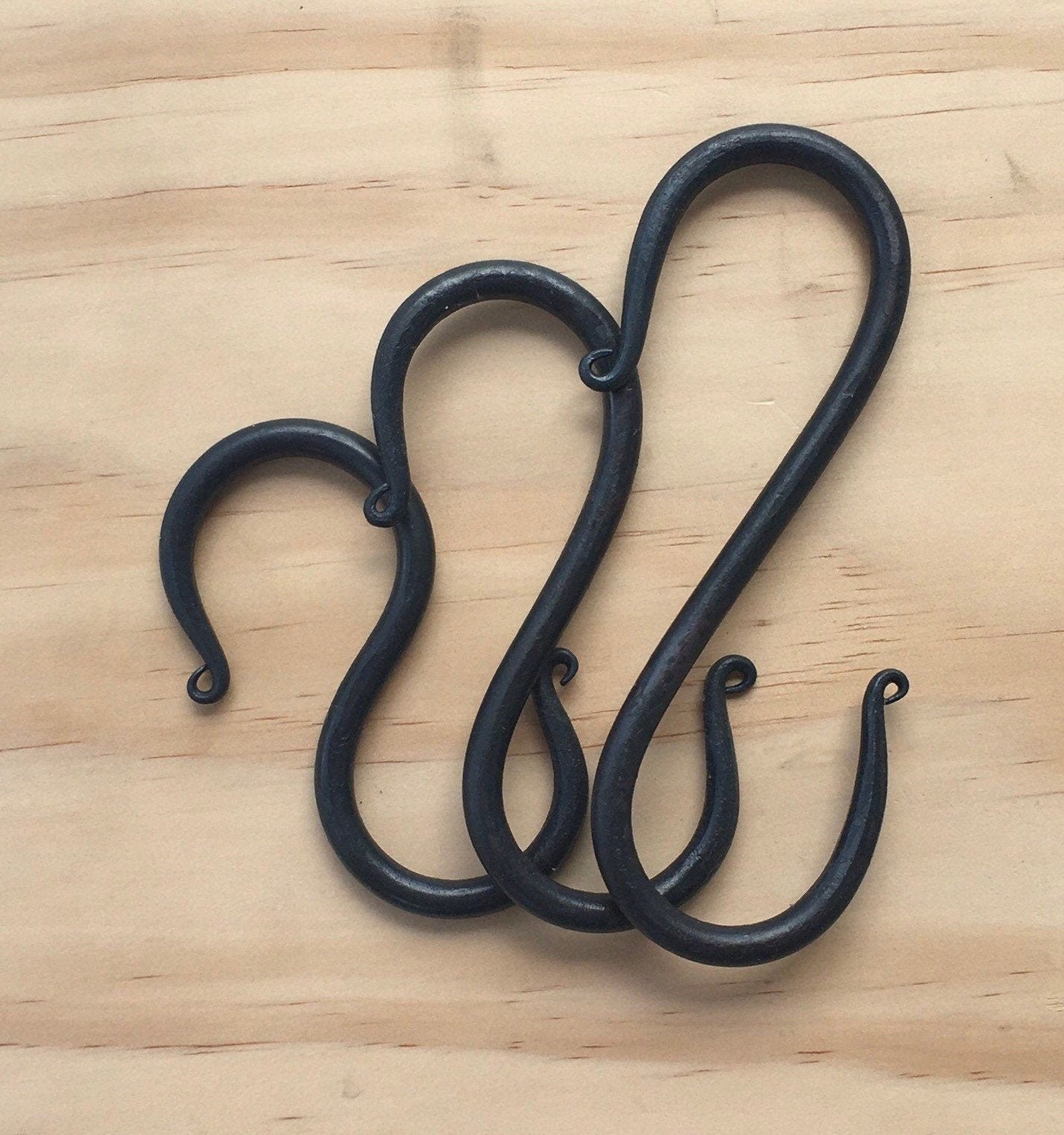 Hand Forged S Hooks, Veteran Made, Made in the USA - Etsy