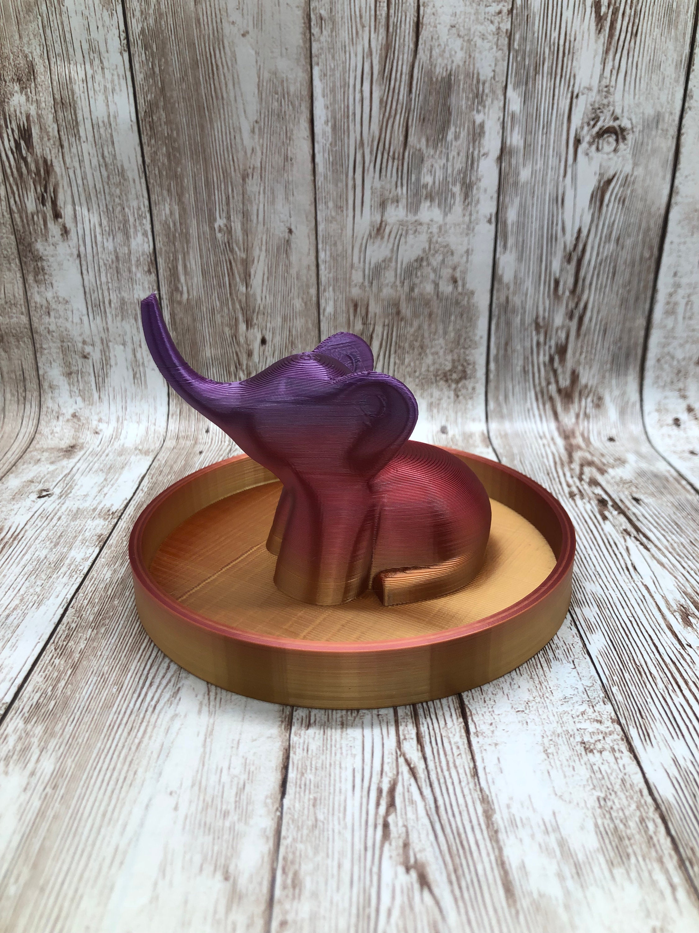 Elephant Ring Holder with Dish | Etsy