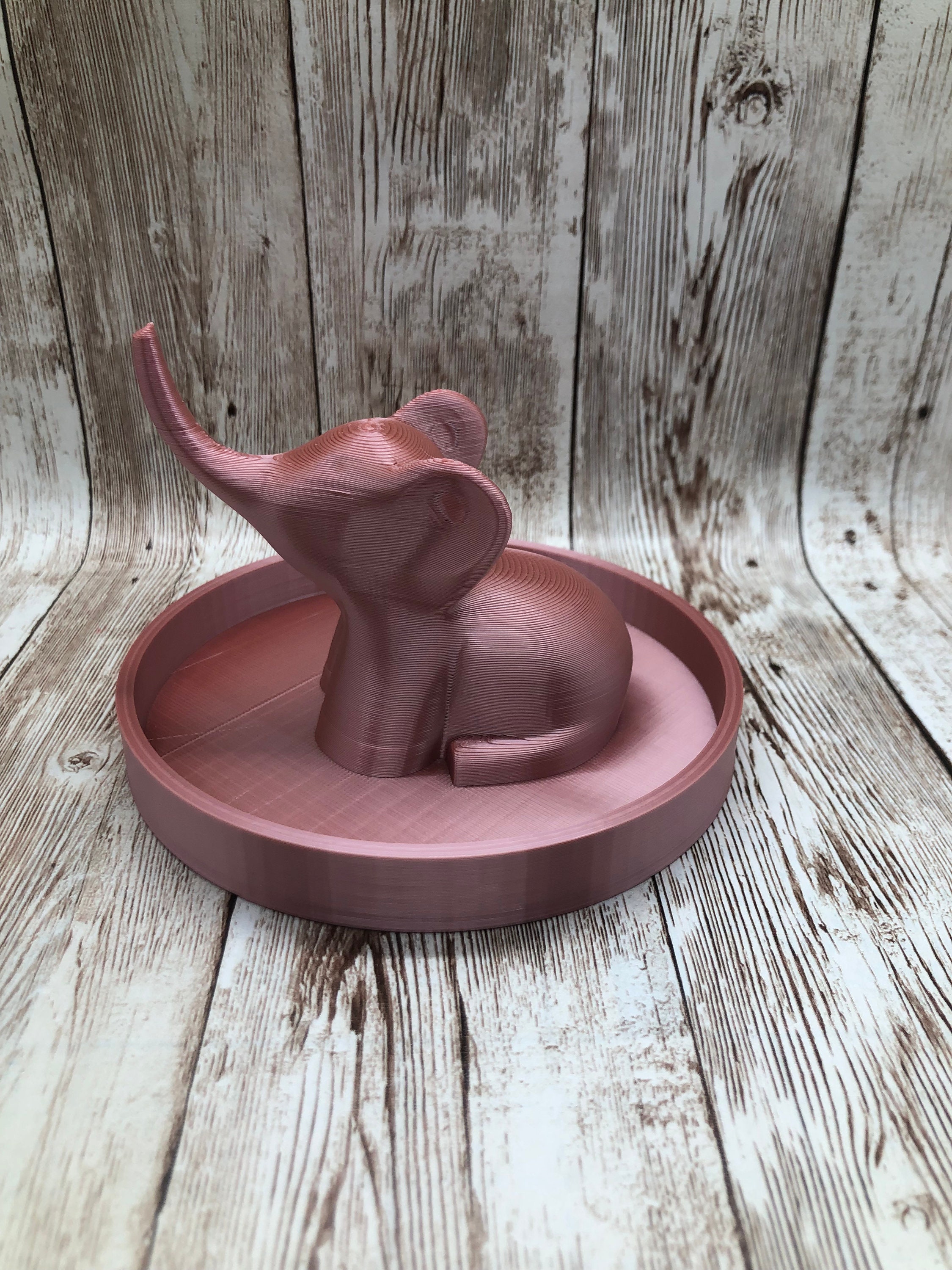 Elephant Ring Holder with Dish | Etsy