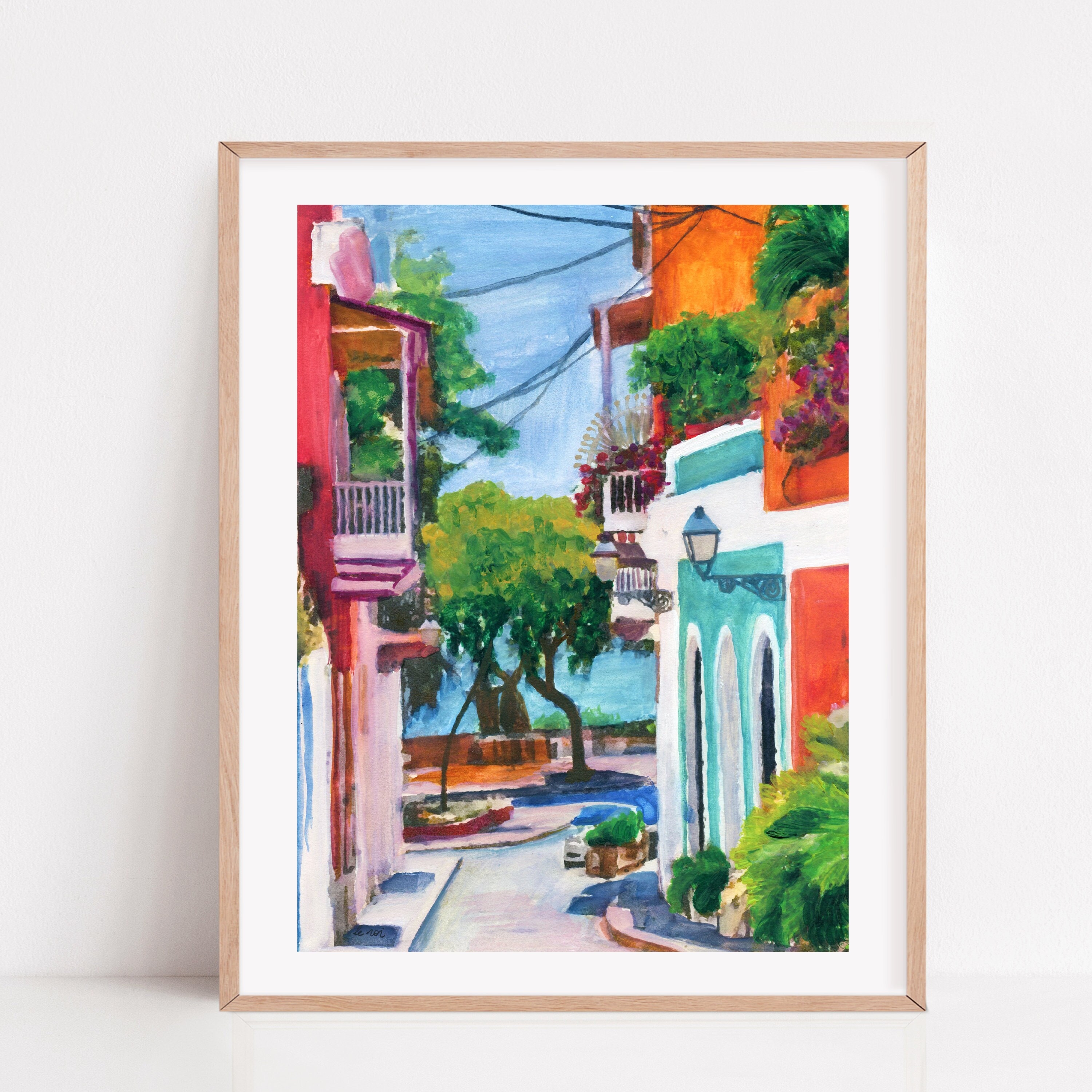 Puerto Rico Travel Print, Puerto Rico Art, Puerto Rico Poster, Puerto ...