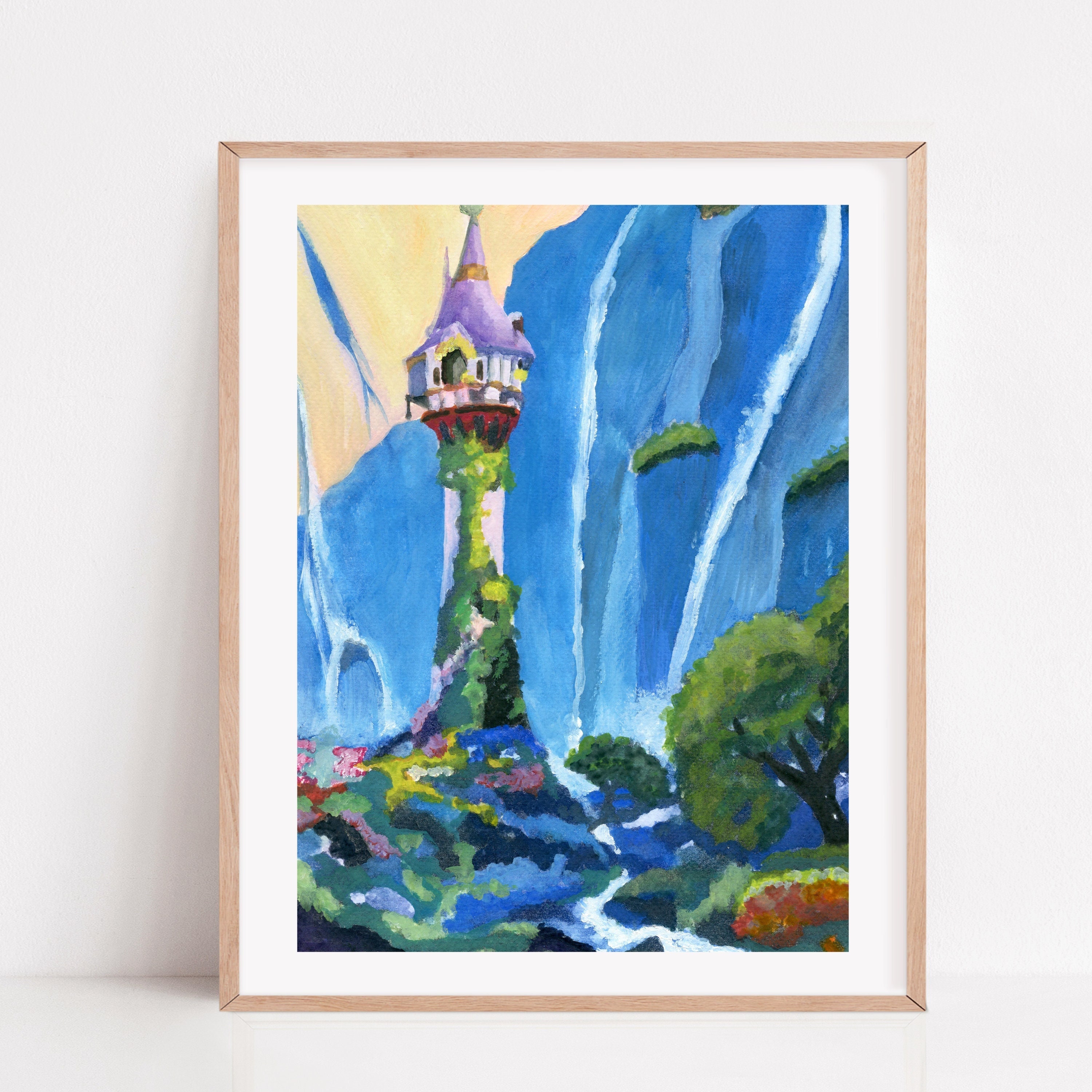 Tangled Tower Painting