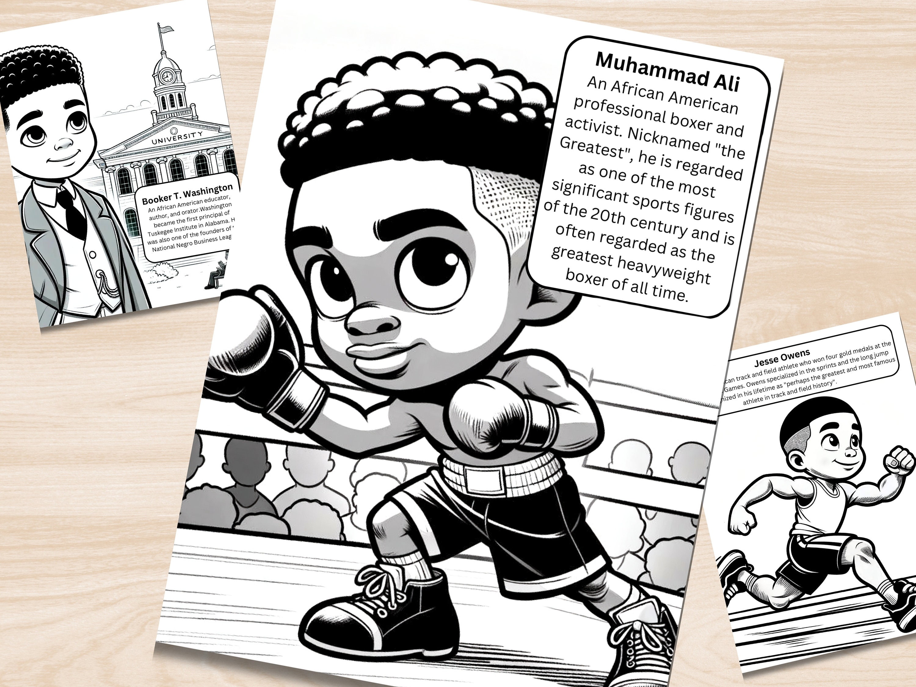 Black History in Color: Celebrating Legacy-kids Printable Coloring Book ...