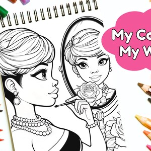 Alpha Kappa Alpha Coloring Book: AKA Sorority Gift (digital Download ...