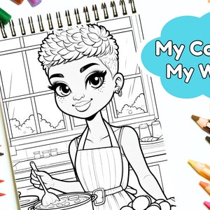 Culinary Delights in Color: A Foodie's Coloring Book, Printable Black ...