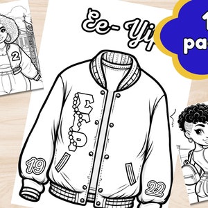 Sigma Gamma Rho Coloring Book: Black Sorority Sisterhood (digital ...