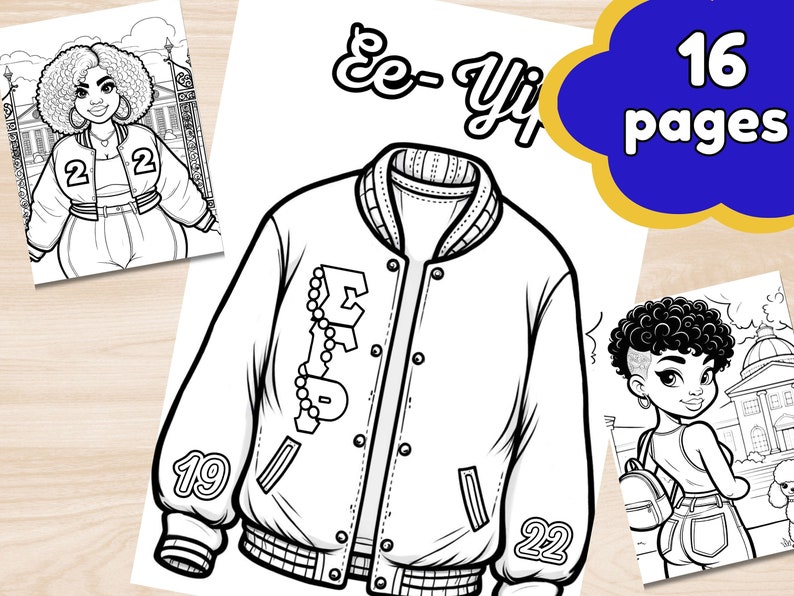 Sigma in Color Printable Sorority Coloring Book, Adult Coloring Book. A ...