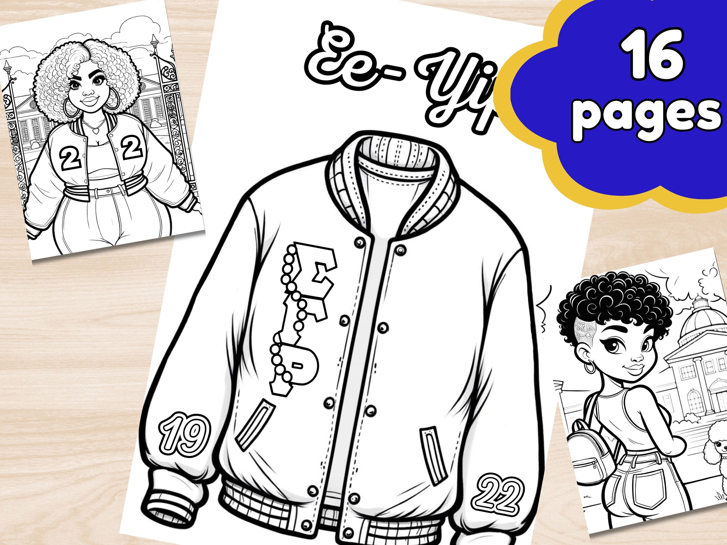 Sigma in Color Printable Sorority Coloring Book, Adult Coloring Book. A ...