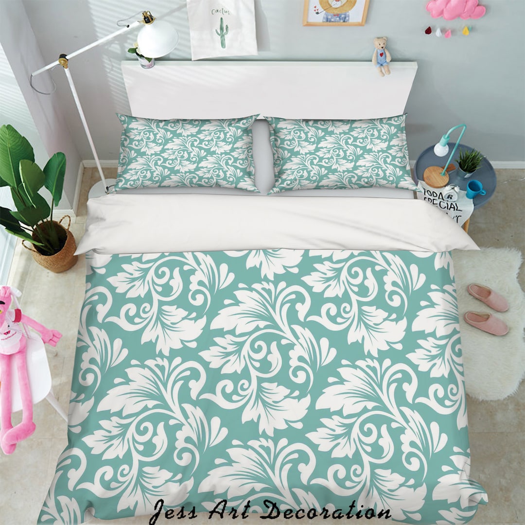 Floral Pattern Duvet Cover Sets Pillowcases Bedding Quilt - Etsy