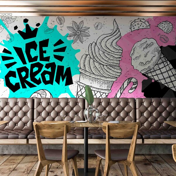 Ice Cream Wallpaper - Etsy