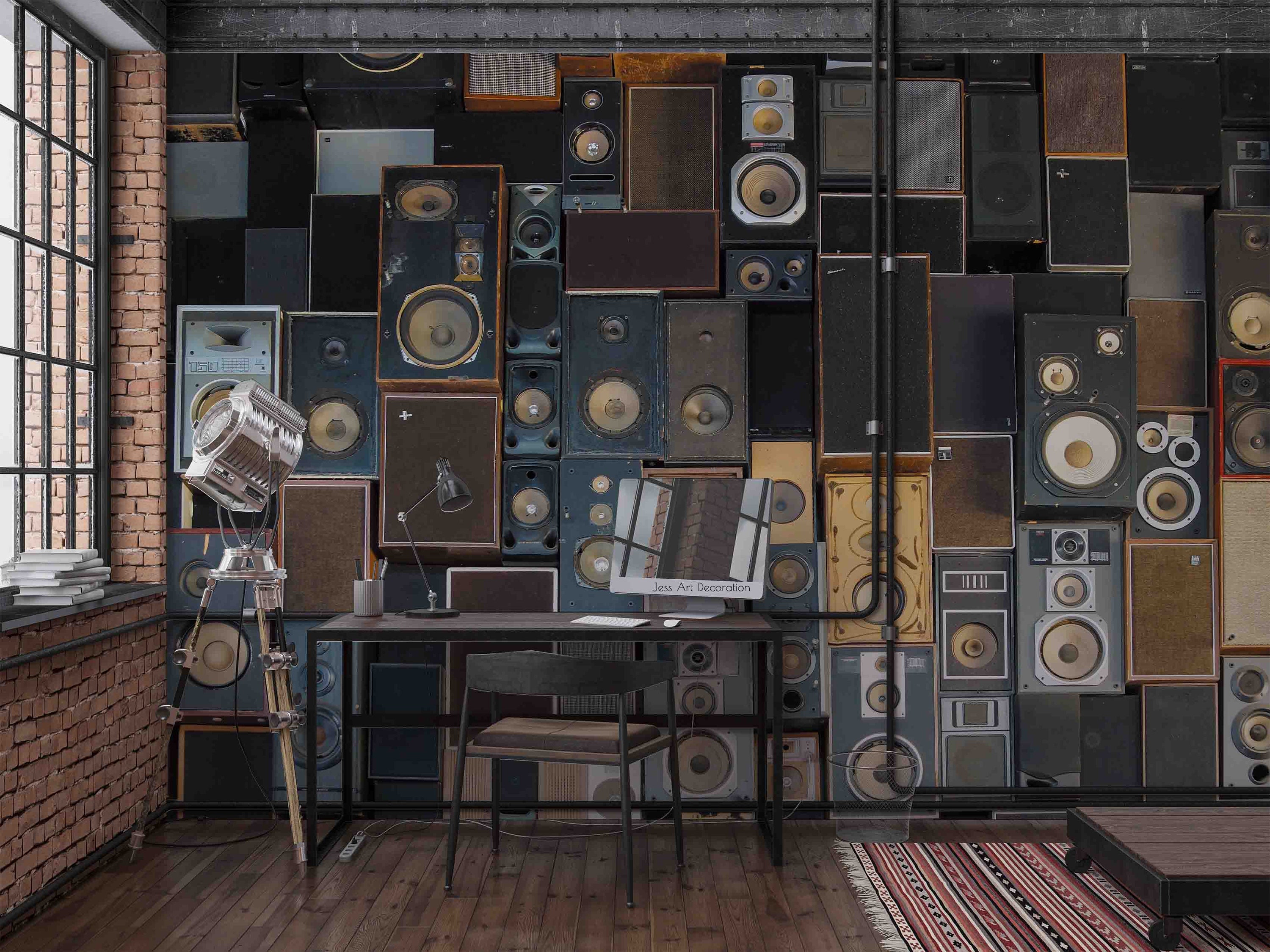 Vintage Speakers Wallpaper