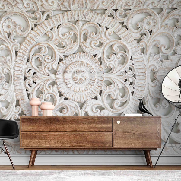 Embossed Wallpaper - Etsy