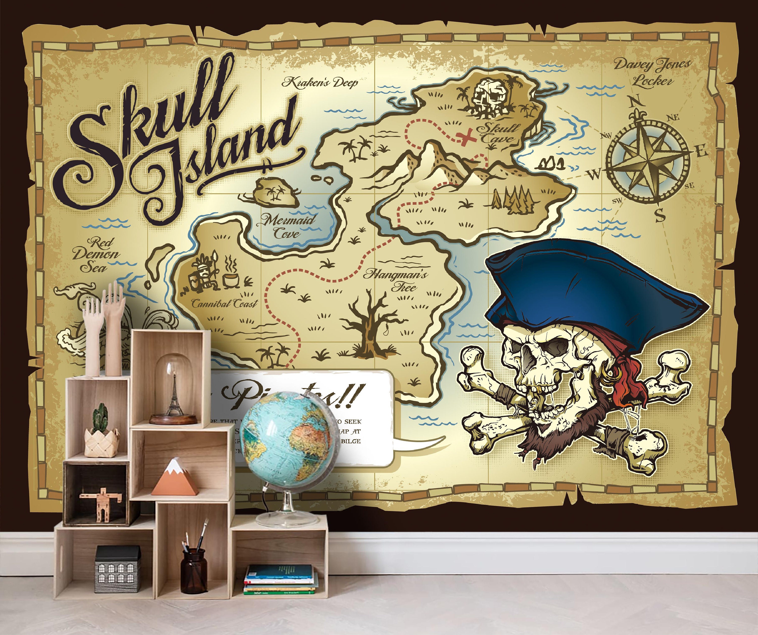 Retro Road Map Background