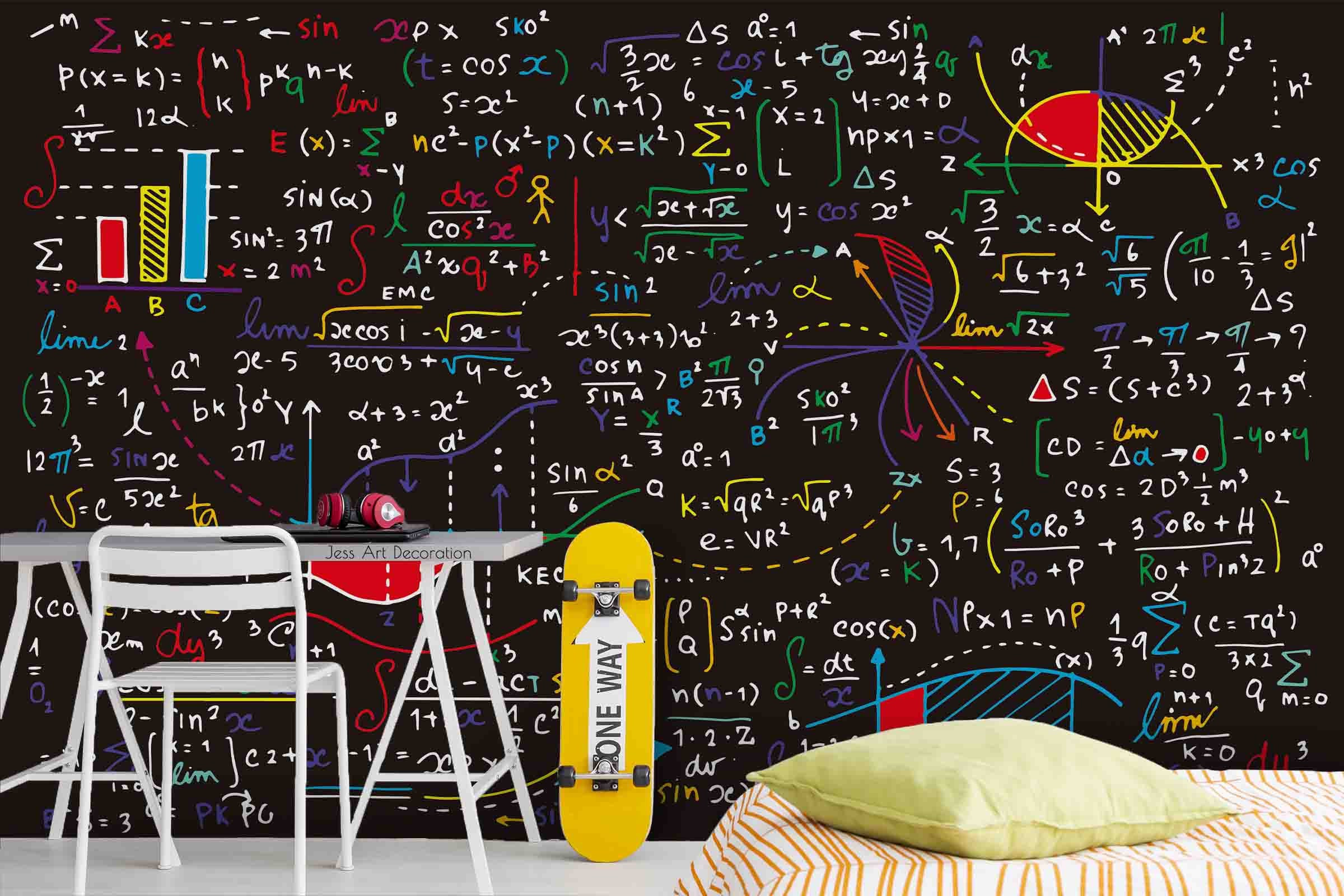 Math Design Background 3d