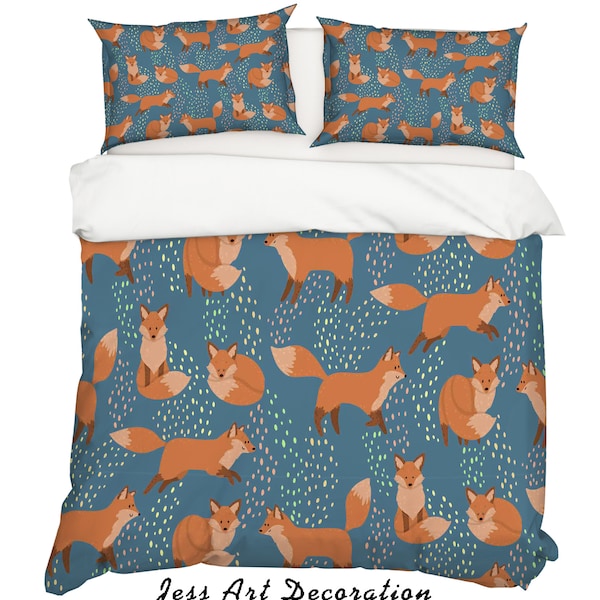Fox Bedding - Etsy