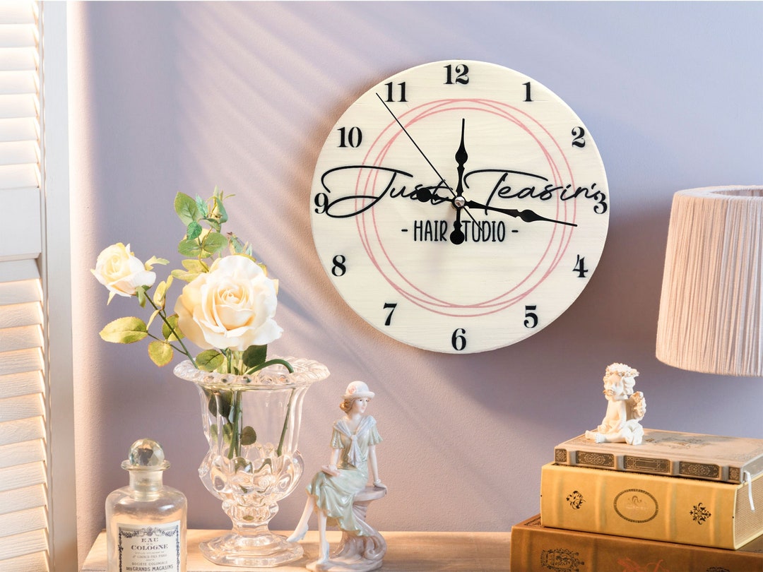 Custom Wall Clock, Personalized Logo Clock, Wall Clock From Logo or ...