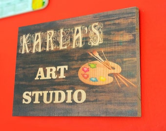 Custom Art Studio Sign - Etsy