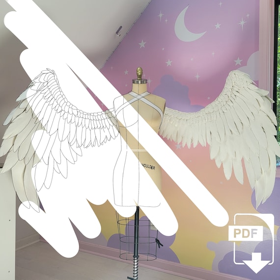 Collapsible Cosplay Wings PDF Pattern With Instructions - Etsy