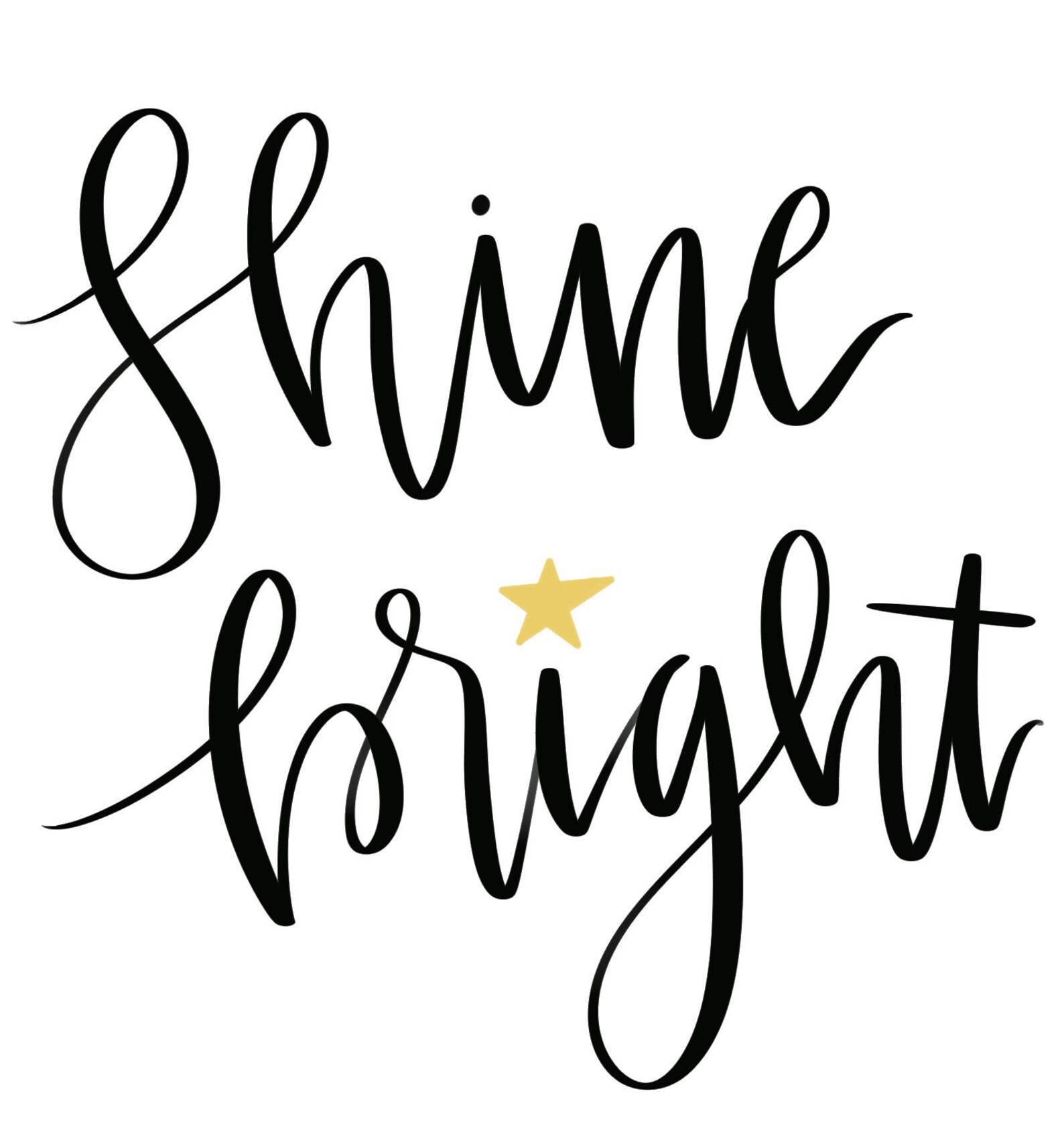 Shine Bright/inspirational PNG - Etsy