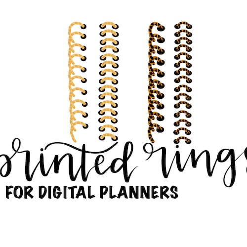 Digital Binder Rings for Planners and Digital Notebooks - Etsy