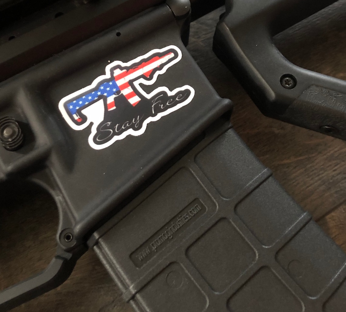 Stay Free Magwell Decal Ar15 Magwell Decal | Etsy